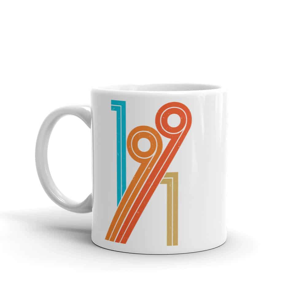 1991 Mug Vintage Style Coffee Mug - Treaja.com