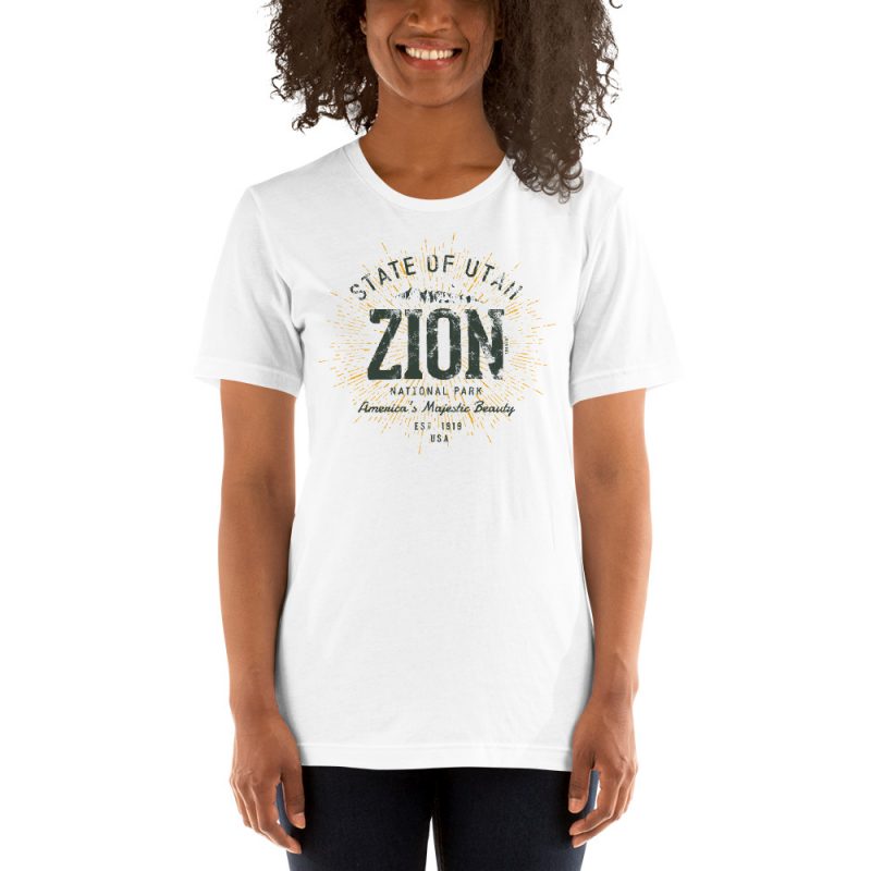 Retro Zion National Park T-Shirt - Treaja.com