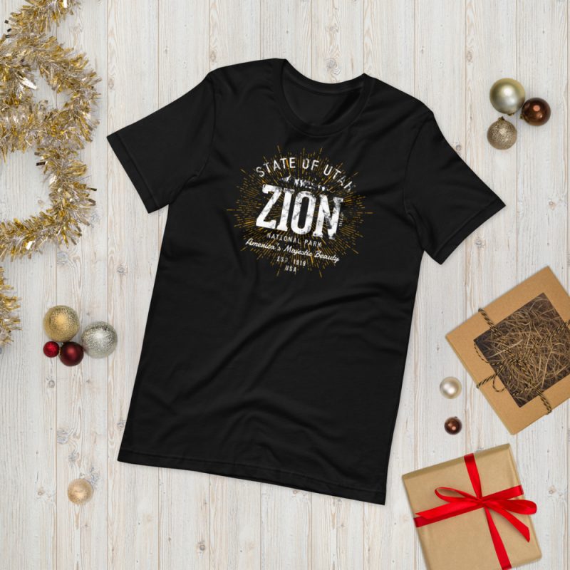 Retro Zion National Park T-Shirt - Treaja.com