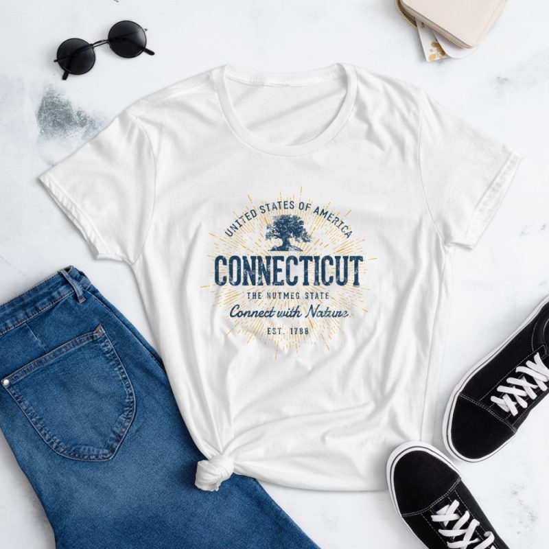 Retro State of Connecticut Camper Mug - Treaja.com