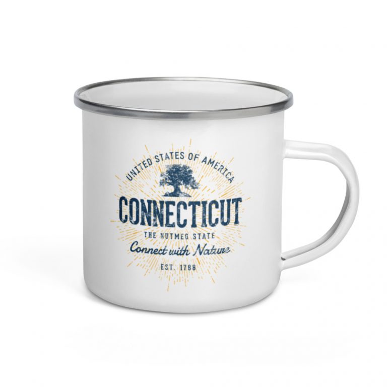 Retro State of Connecticut Camper Mug - Treaja.com