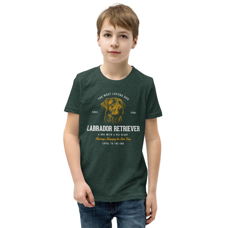 Youth Vintage Inspired Labrador Retriever T-Shirt - Treaja.com