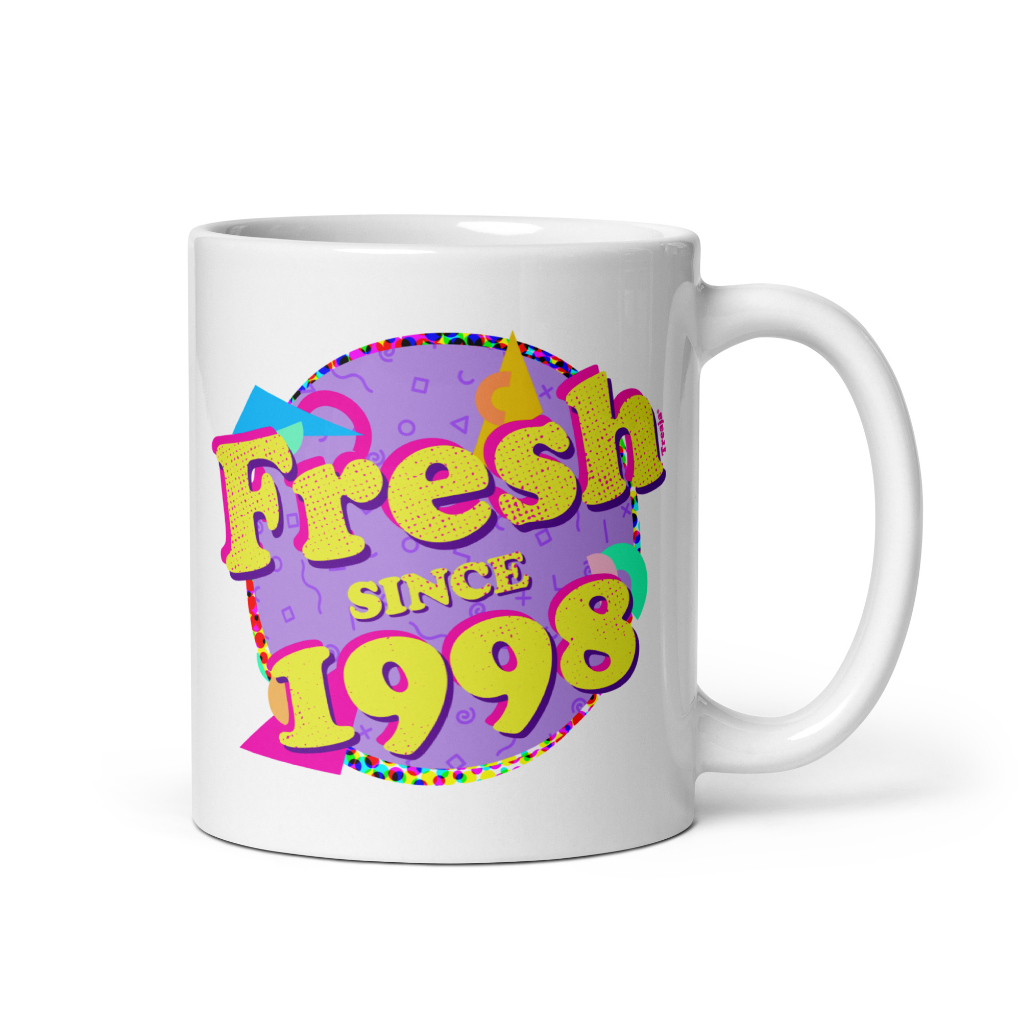 Fresh since 1998 90s Style Birthday Mug - Treaja.com